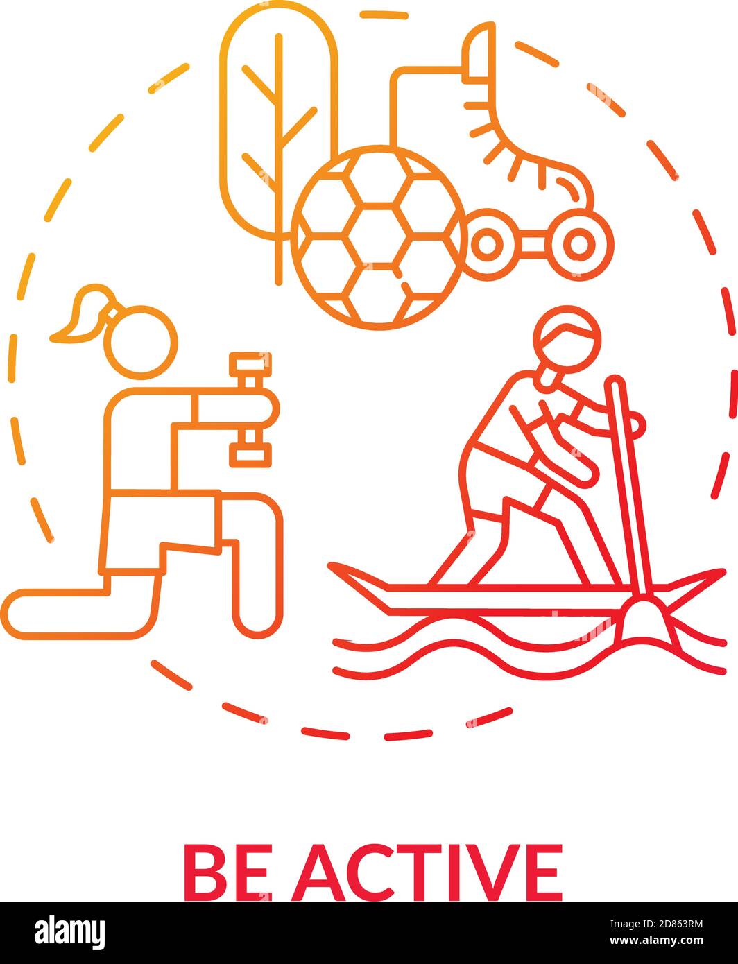 Be active concept icon Stock Vector Image & Art - Alamy