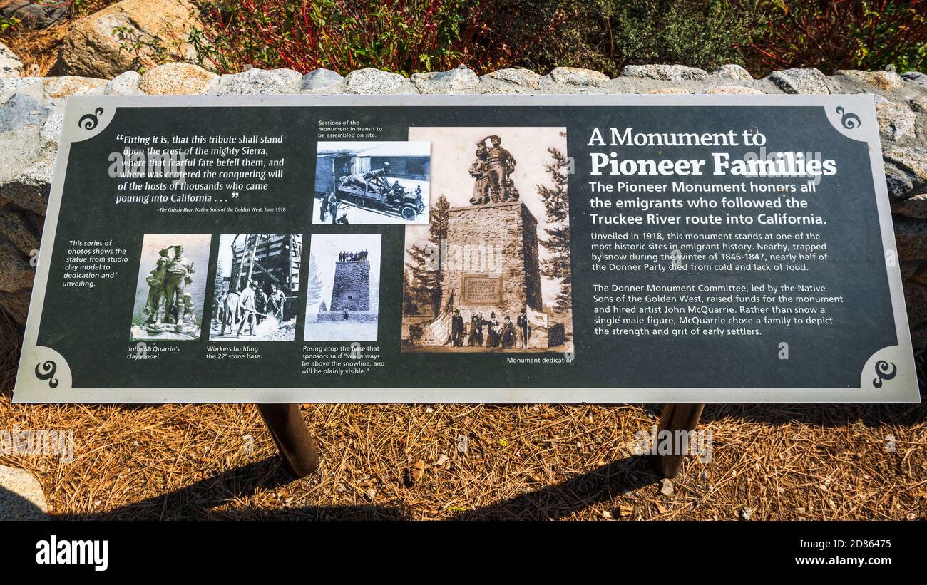 Donner memorial state park hi-res stock photography and images - Alamy