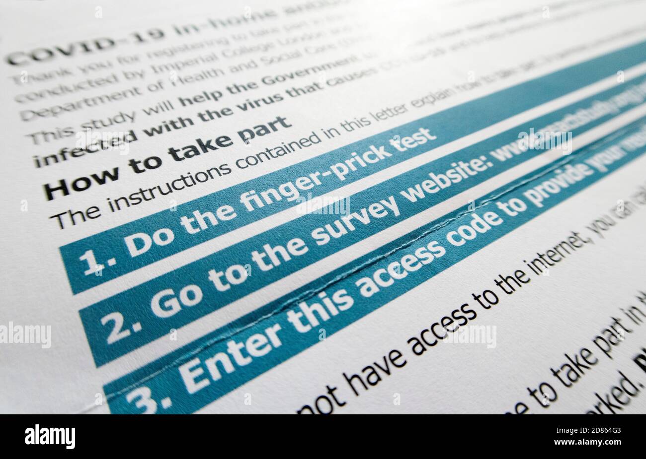 Covid 19 coronavirus in home antibody testing research study. Antibody ...