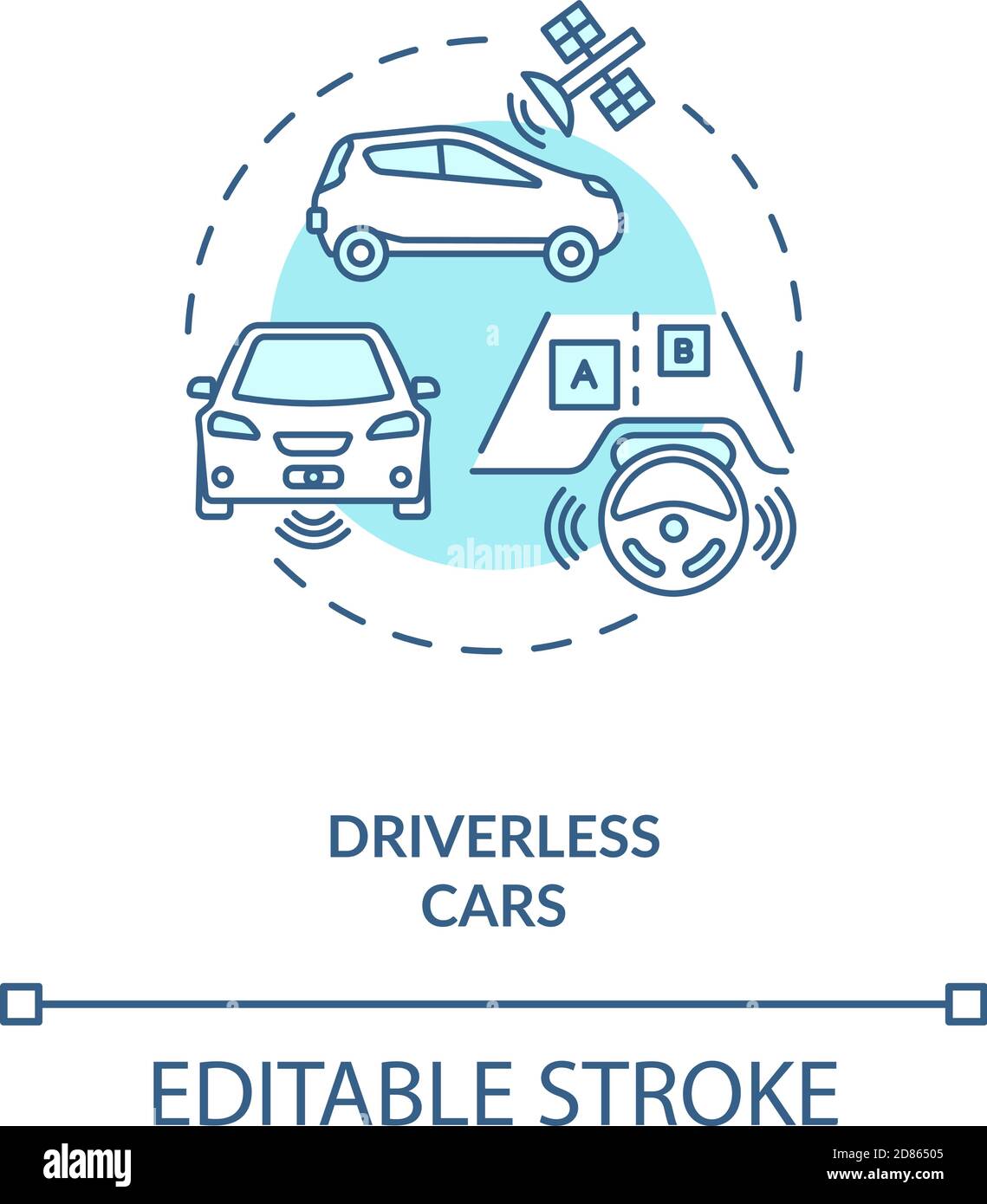 Driverless cars Stock Vector Images - Alamy