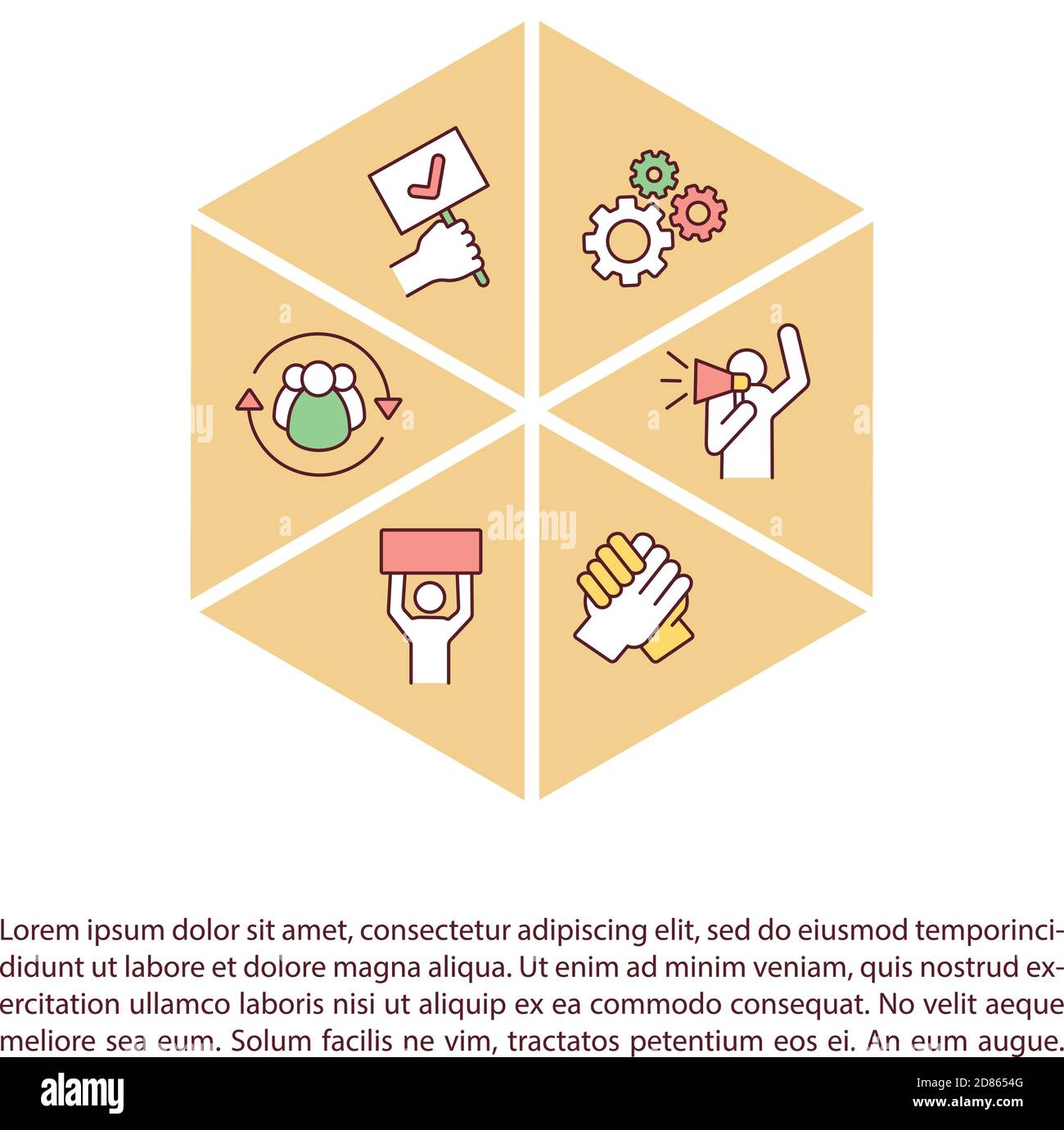 Social change movements concept icon with text Stock Vector Image & Art ...