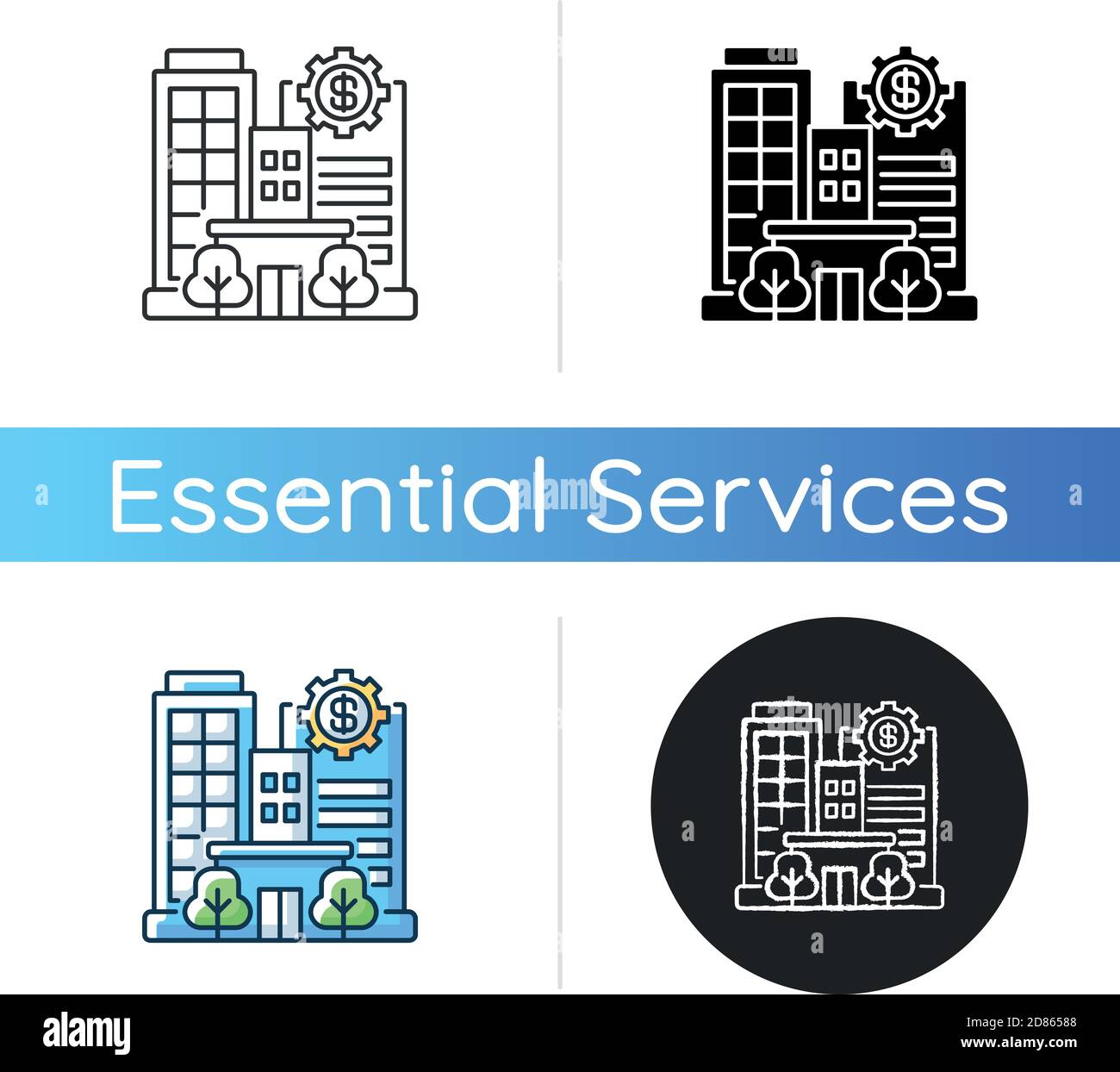 Financial institutions institution Stock Vector Images - Alamy