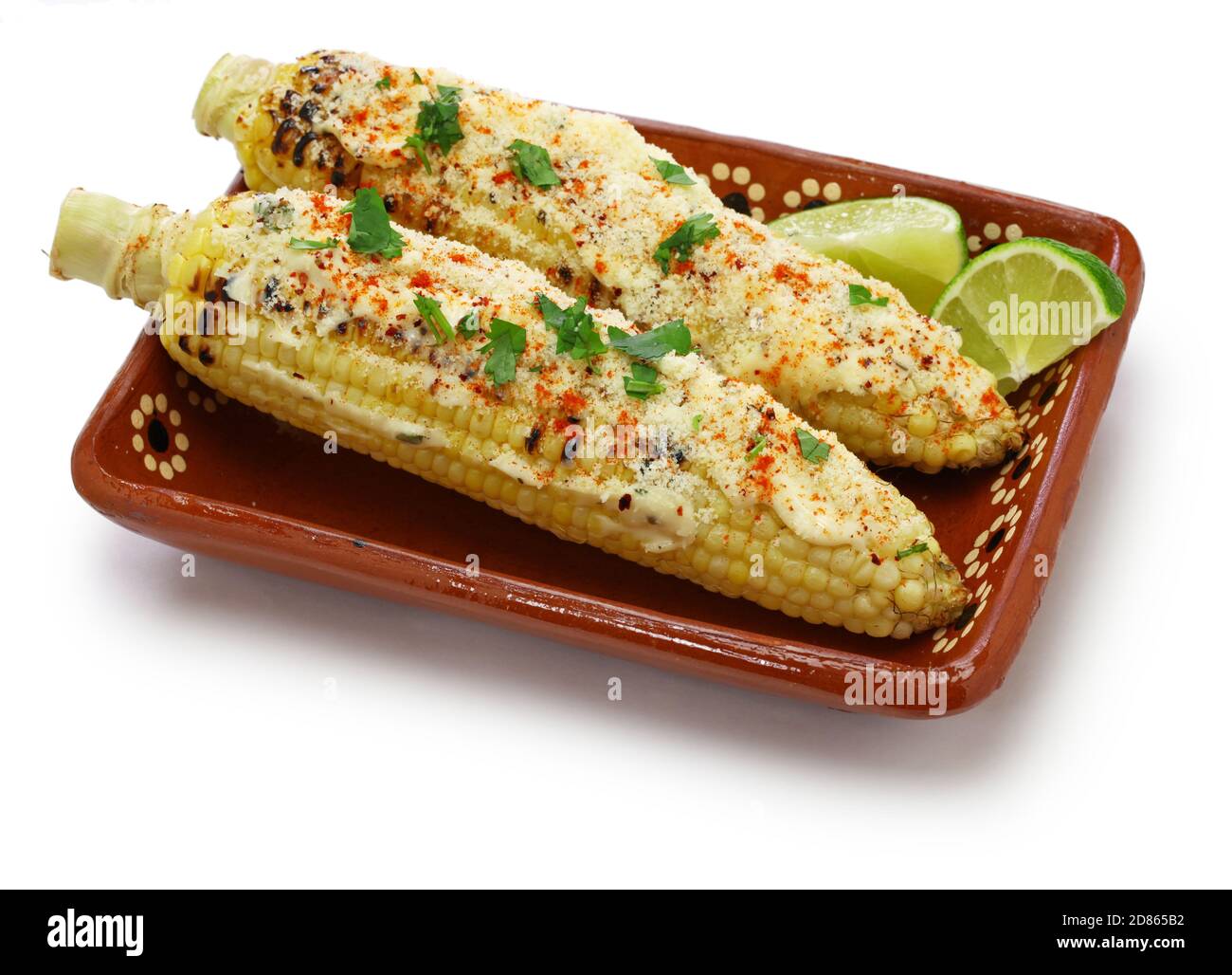 Mexican corn on the cob and isolated hi-res stock photography and ...
