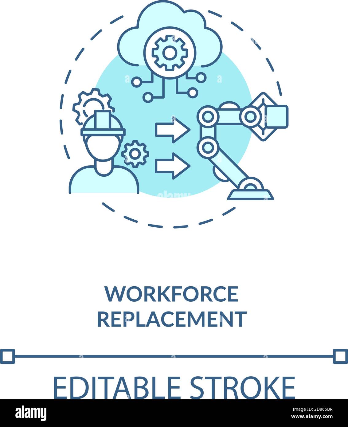 Workforce replacement concept icon Stock Vector Image & Art - Alamy Workforce replacement concept icon Stock Vector Image & Art - Alamy