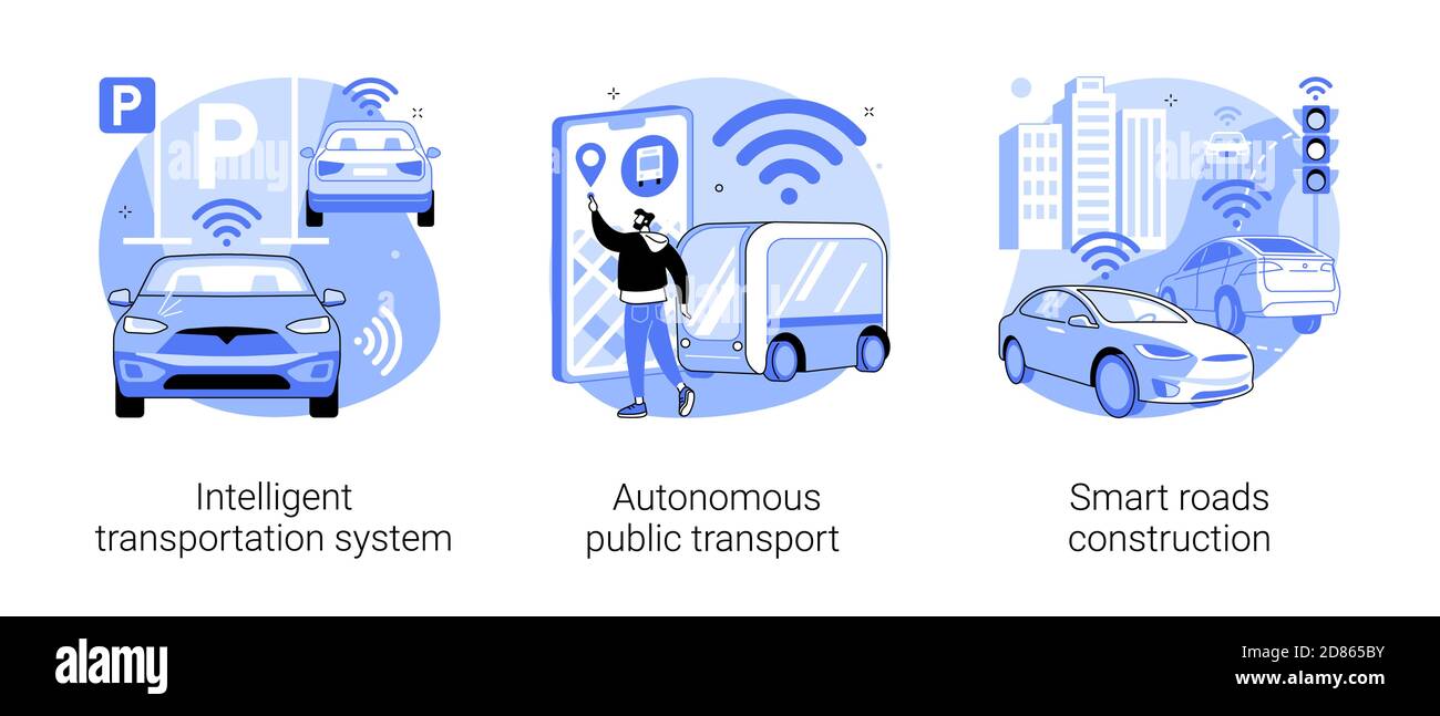 Smart city technology abstract concept vector illustrations Stock Vector Image & Art - Alamy
