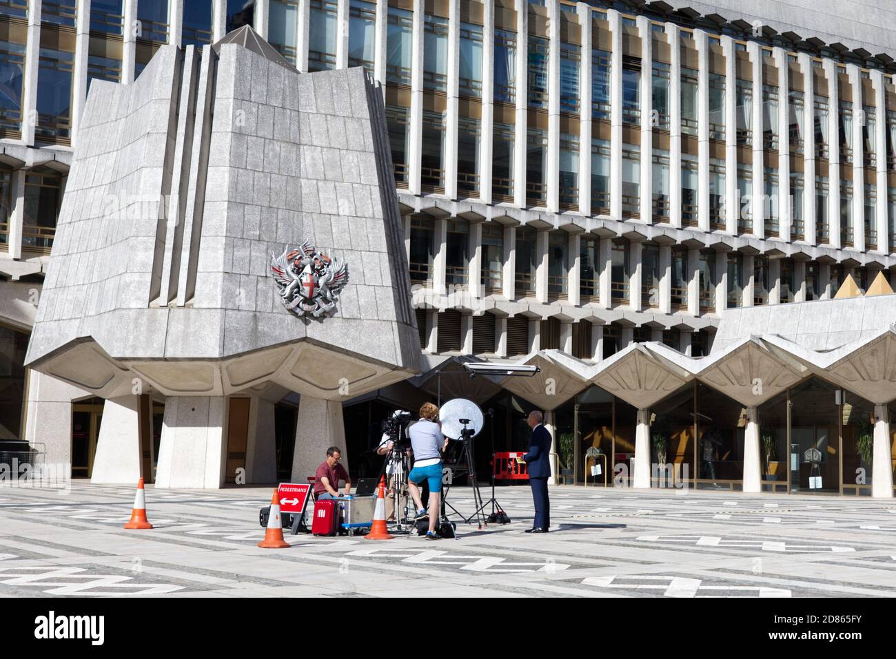filming at the guild hall in London Stock Photo - Alamy