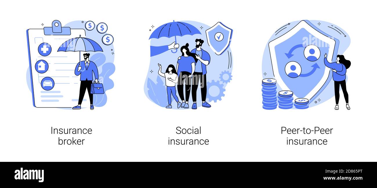 Risk insurance abstract concept vector illustrations Stock Vector Image ...