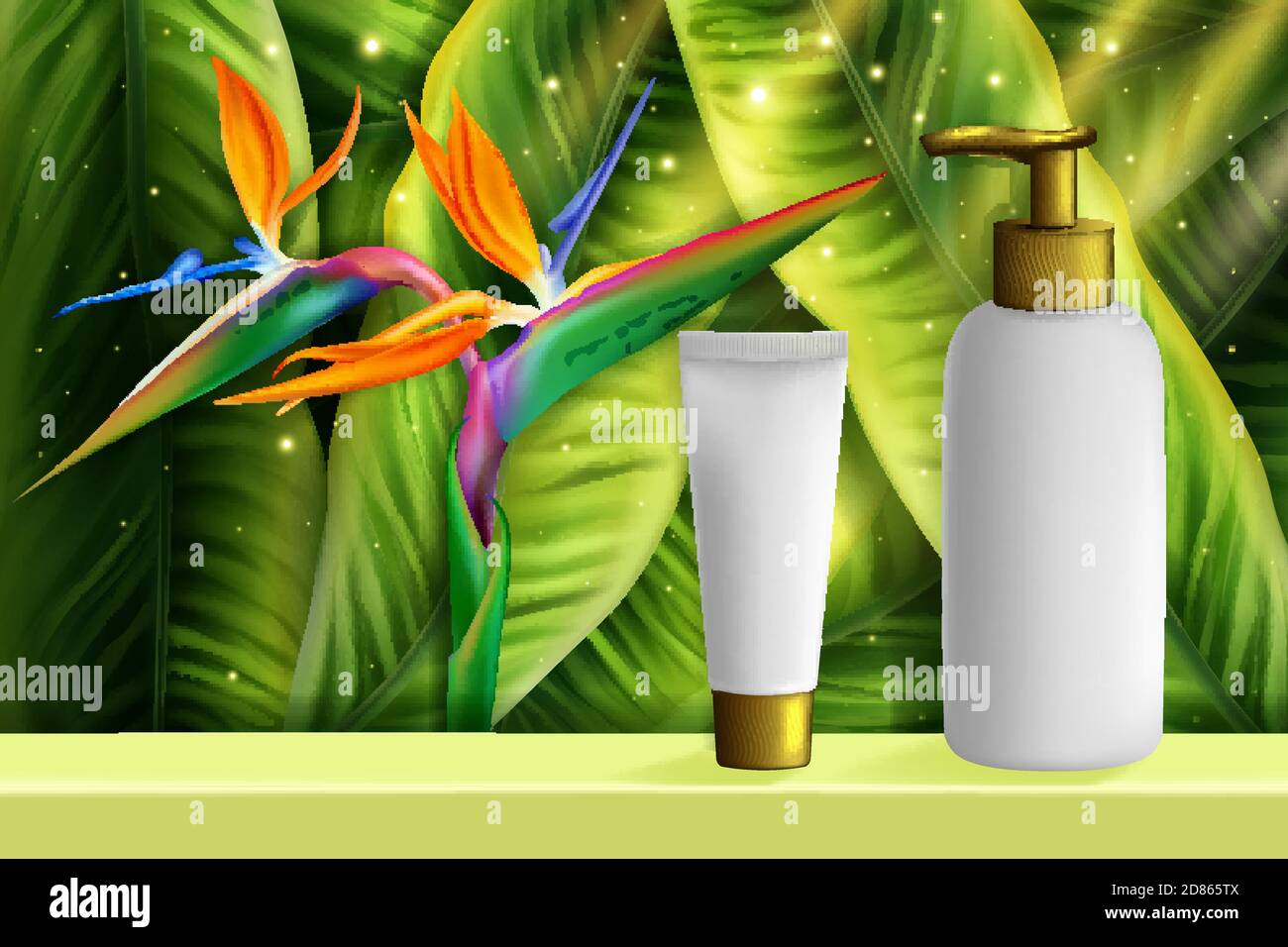 White flowers surrounded Stock Vector Images - Alamy