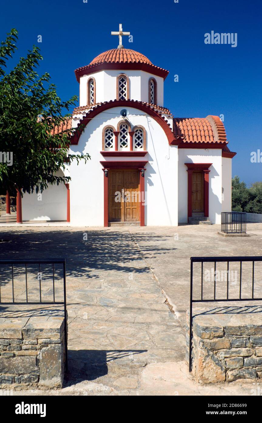 Church Elounda Crete Greece High Resolution Stock Photography and ...