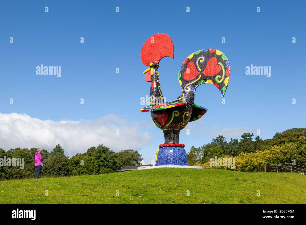 Pop Galo Rooster by the Porugeuse artist Joana Vasconcelos at the ...