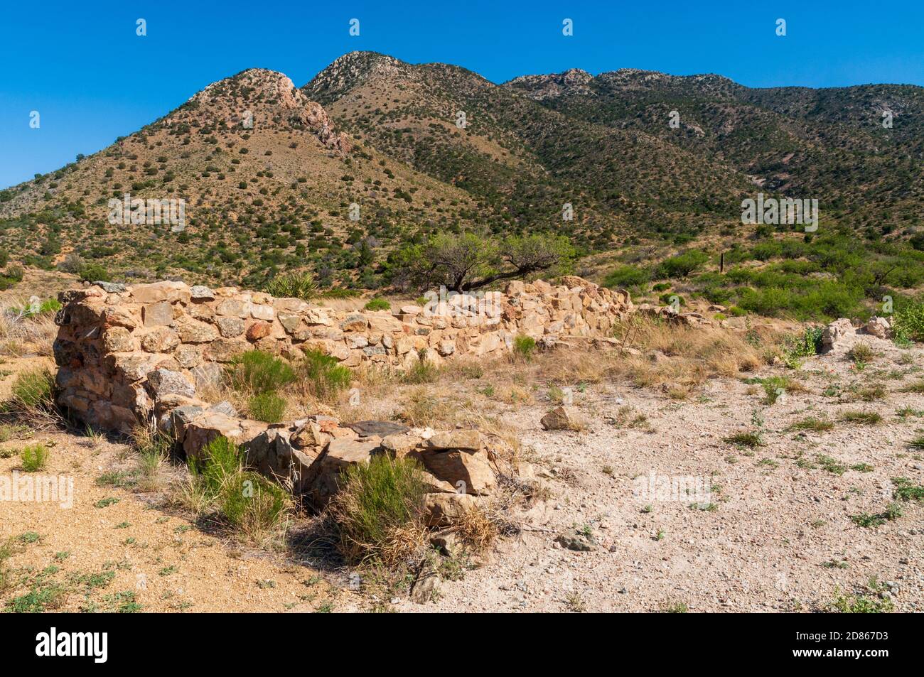 Fort Bowie National Historic Site ruins Stock Photo - Alamy