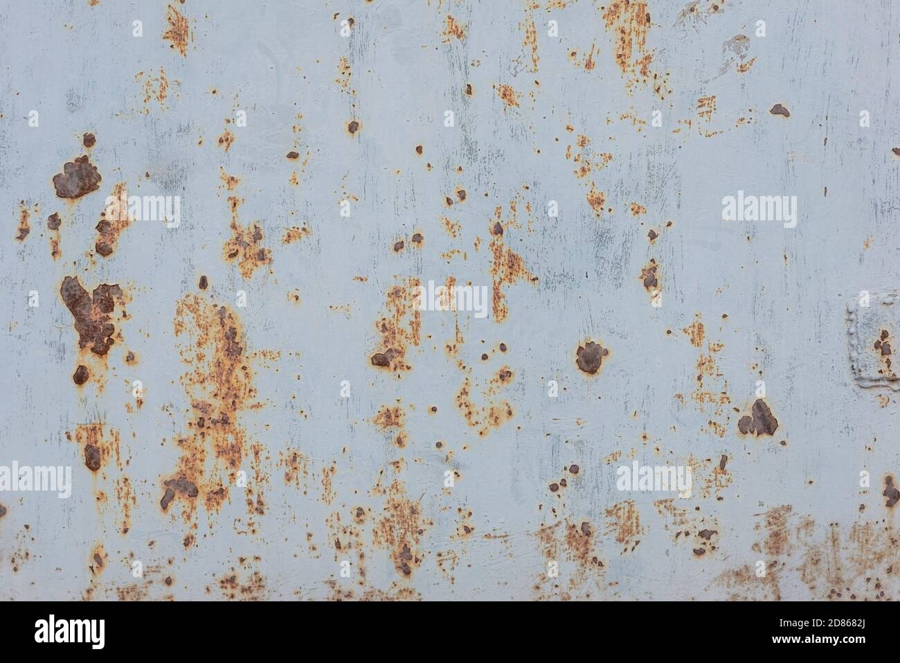 rusty metal texture blue cracked paint of old wall iron blue background ...