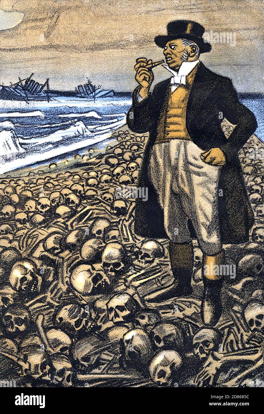 GALLIPOLI CAMPAIGN 1916 A German cartoon showing a pensive John Bull ...