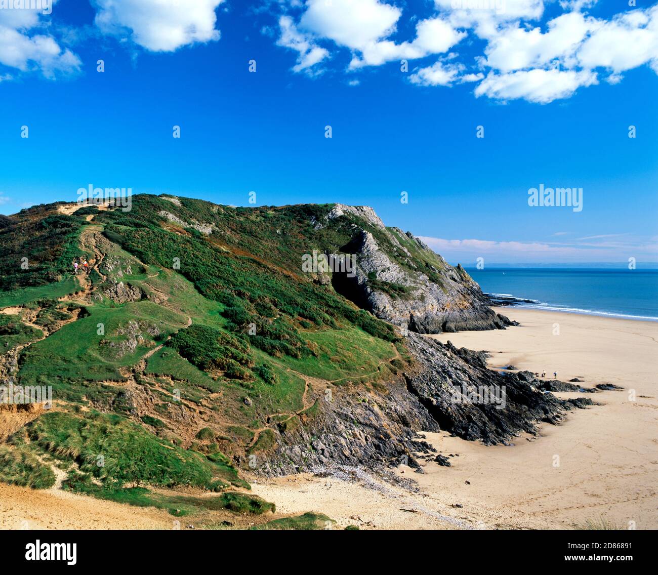 Oxwich bay gower peninsula hi-res stock photography and images - Alamy