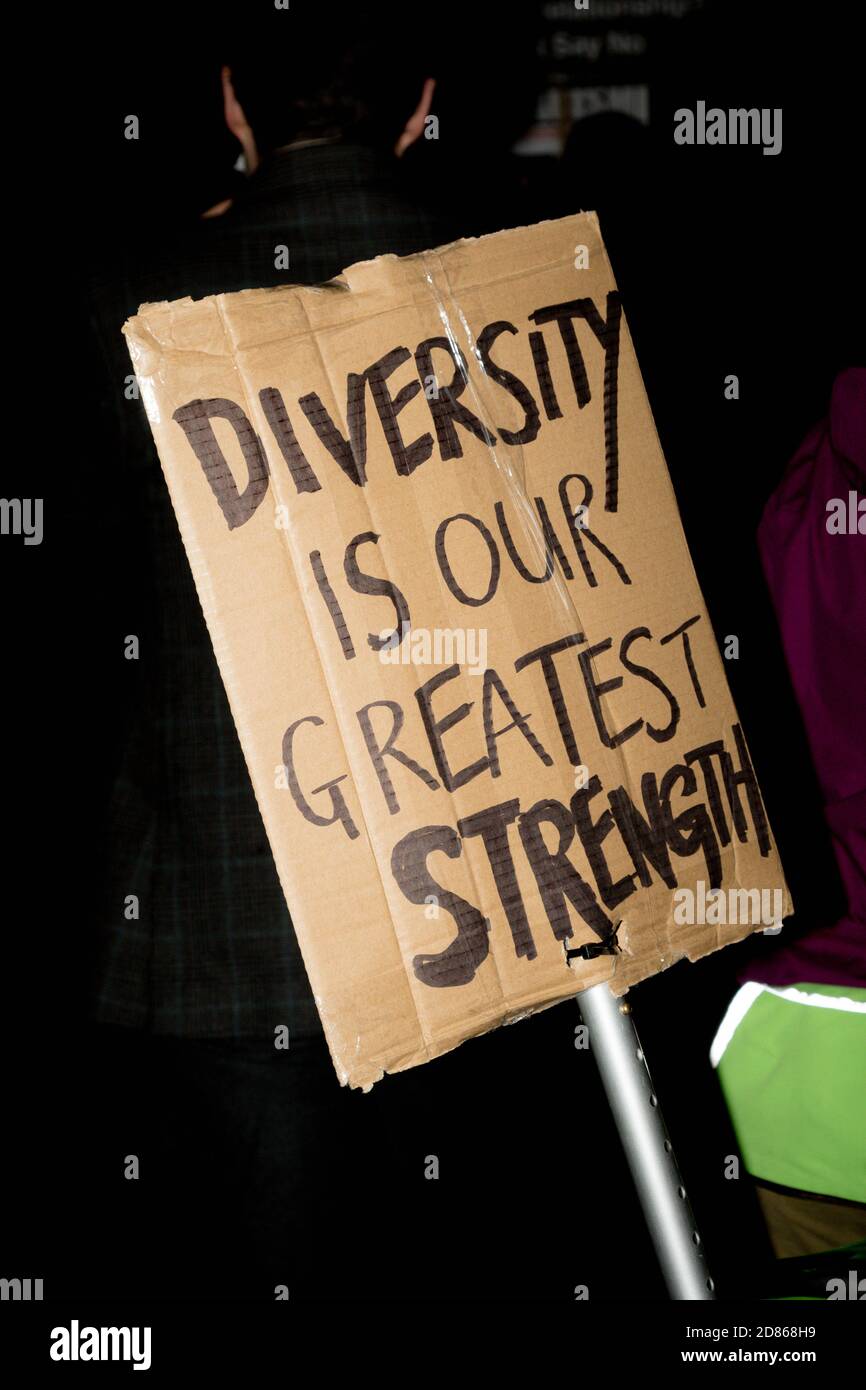 Londonl, United Kingdon - Febuary 20th, 2017: Protesters gather in ...