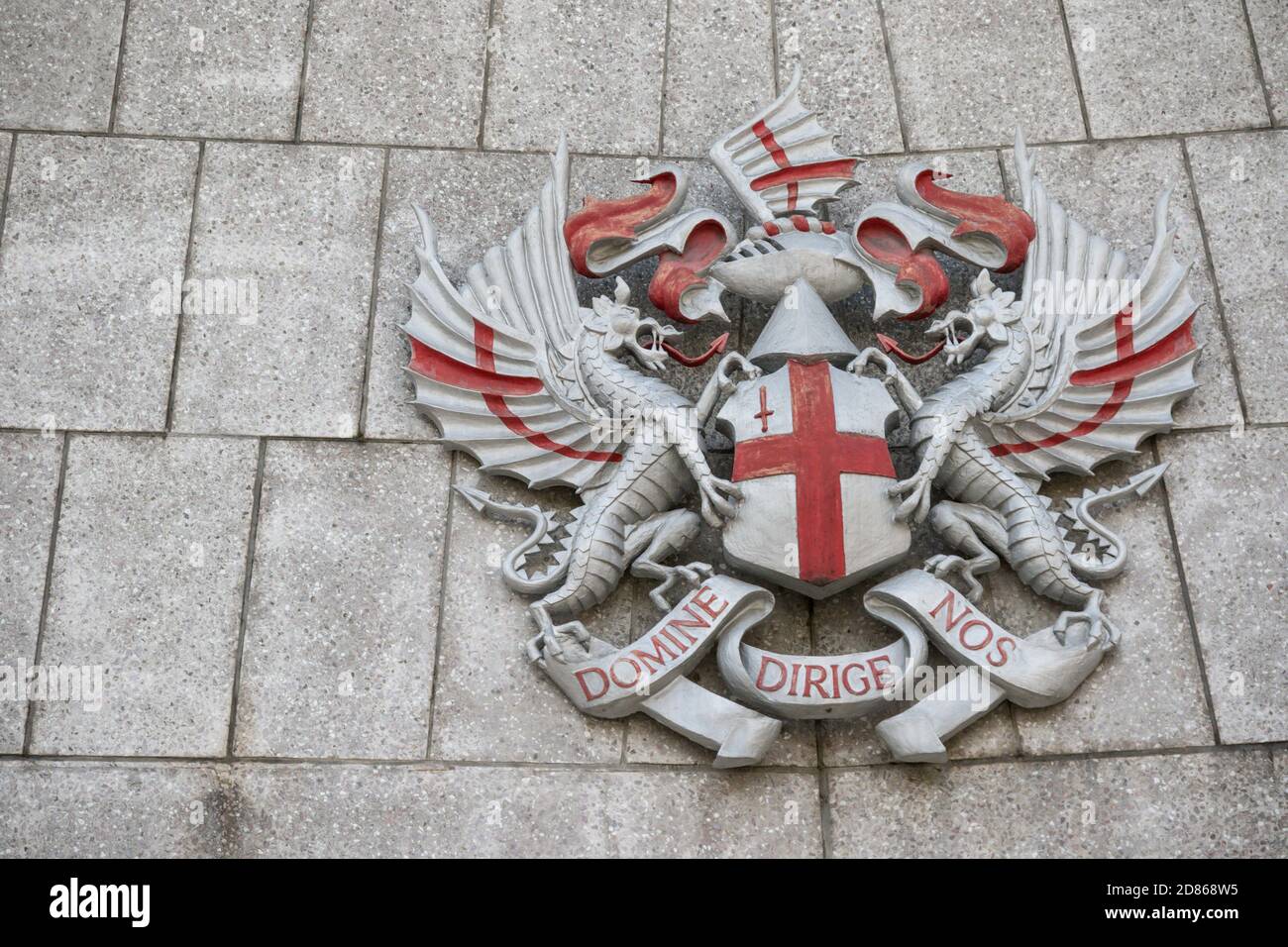 London, United Kingdom - October 30th, 2017:- The coat of arms of the ...