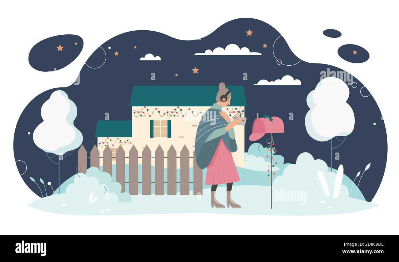 Happy person standing on Stock Vector Images - Alamy