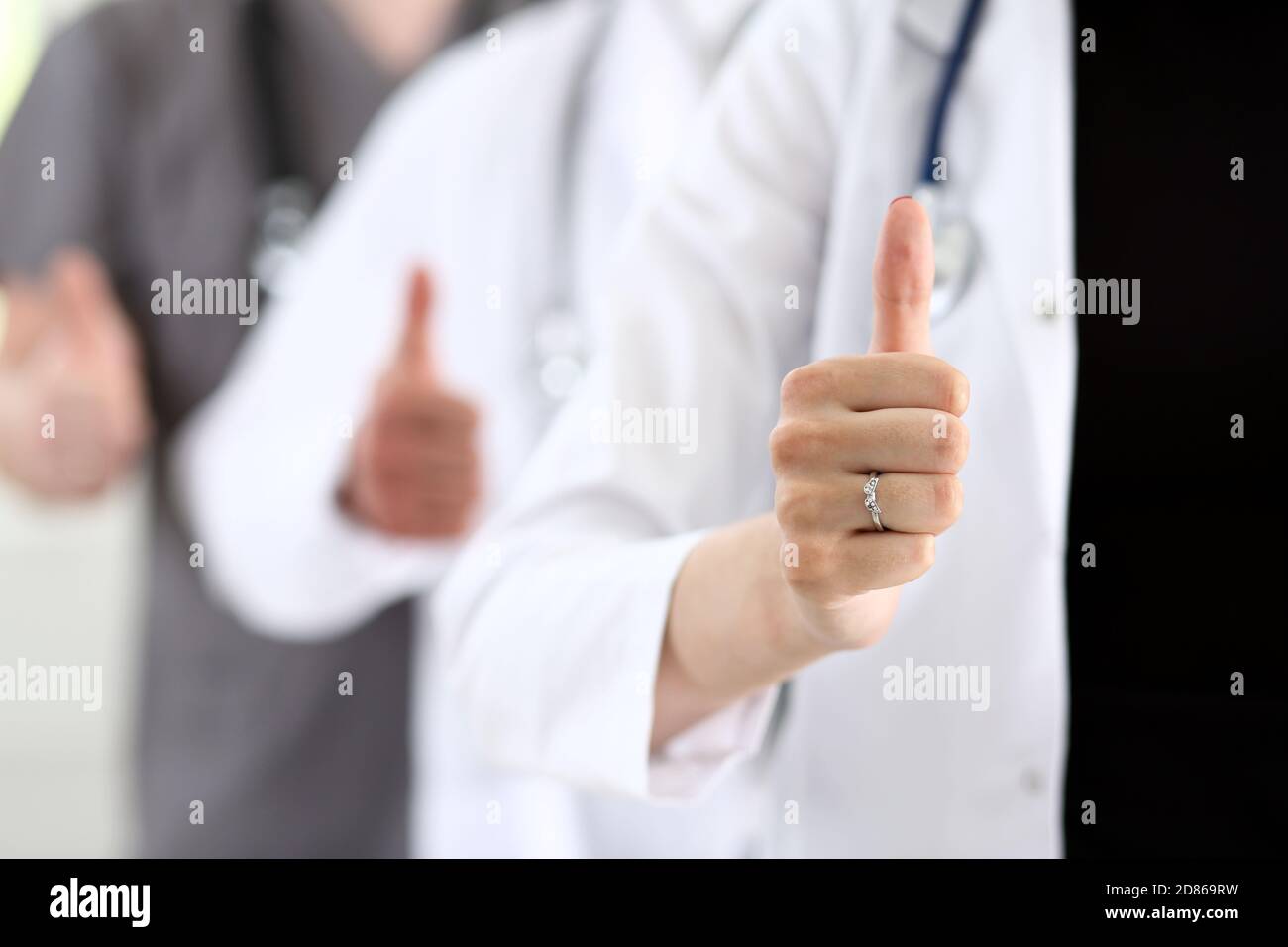 Group doctor hands show hi-res stock photography and images - Alamy