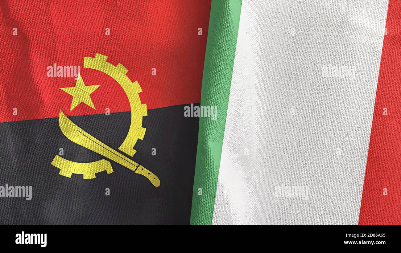 Italy angola flag hi-res stock photography and images - Alamy