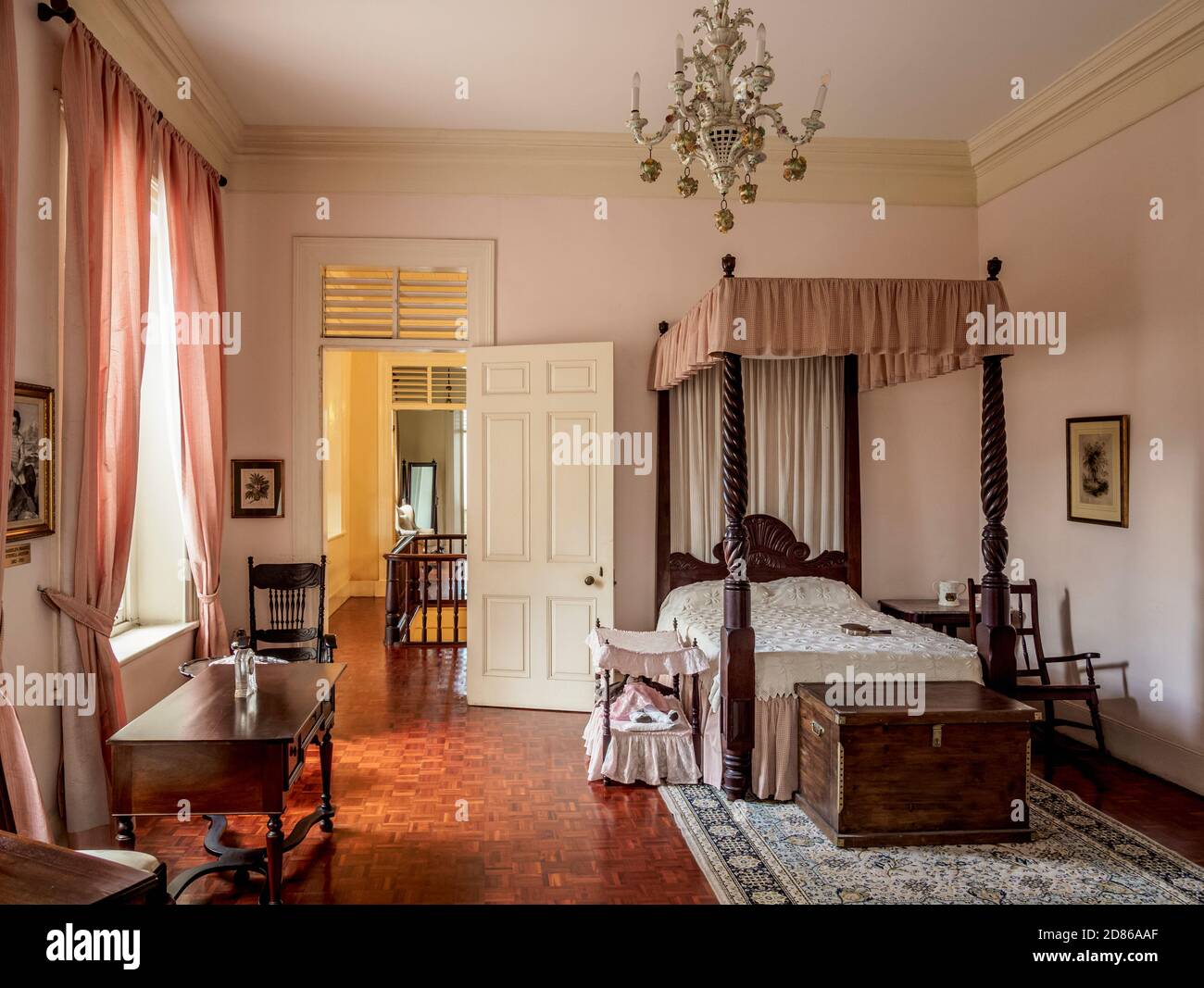 Devon House, interior, Kingston, Saint Andrew Parish, Jamaica Stock ...