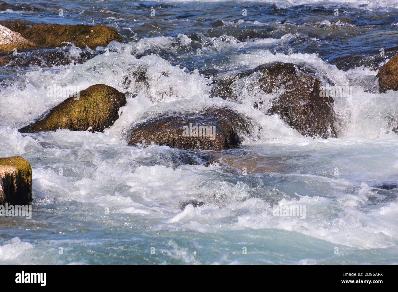 Water Splash Waterfall Stock Photo - Alamy