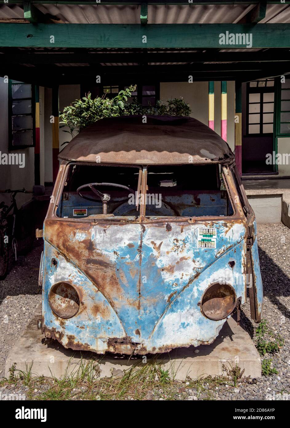 Bob Marley's Volkswagen Car, Culture Yard, Trench Town, Kingston, Saint ...