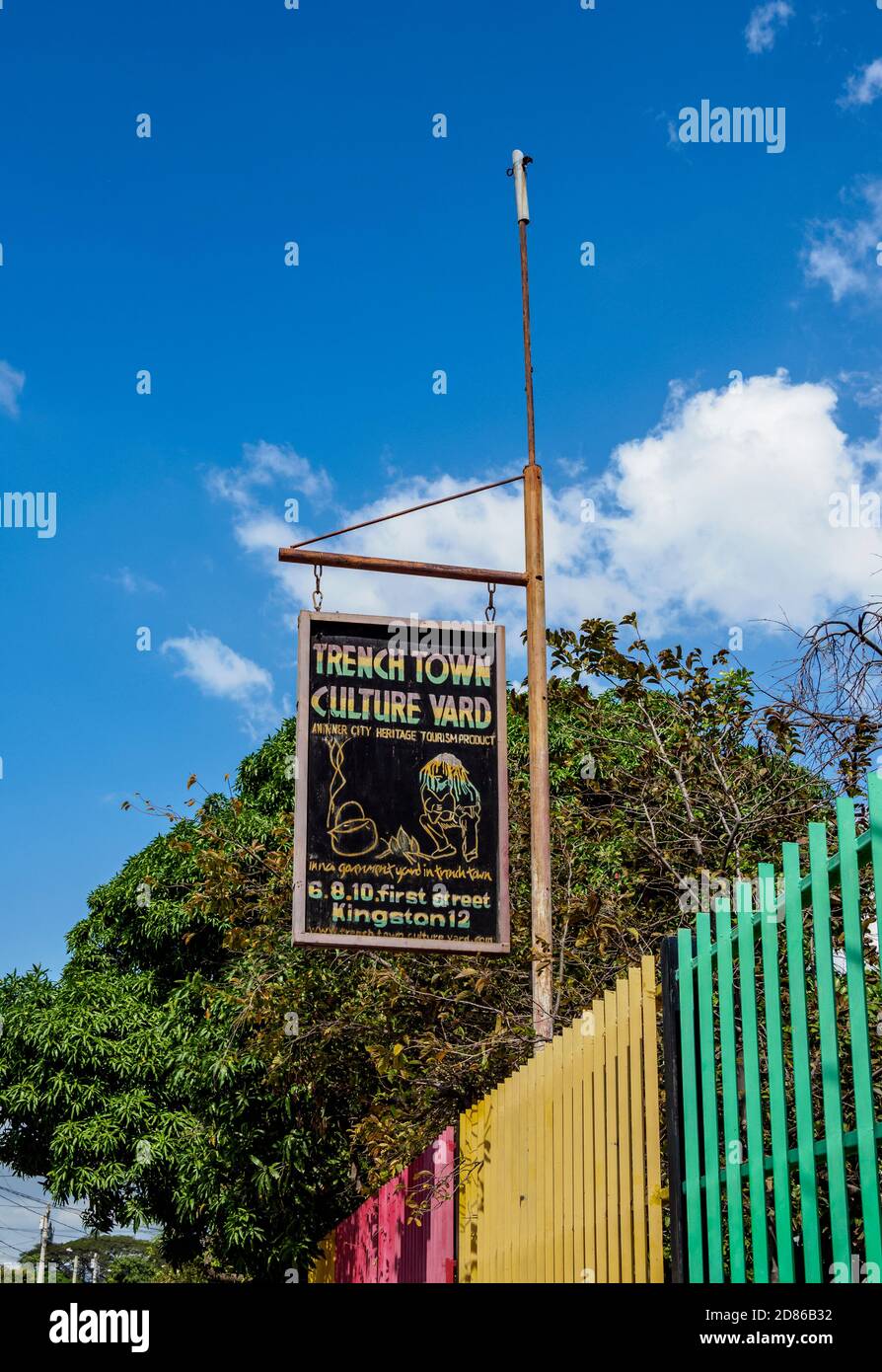 Culture Yard, detailed view, Trench Town, Kingston, Saint Andrew Parish ...