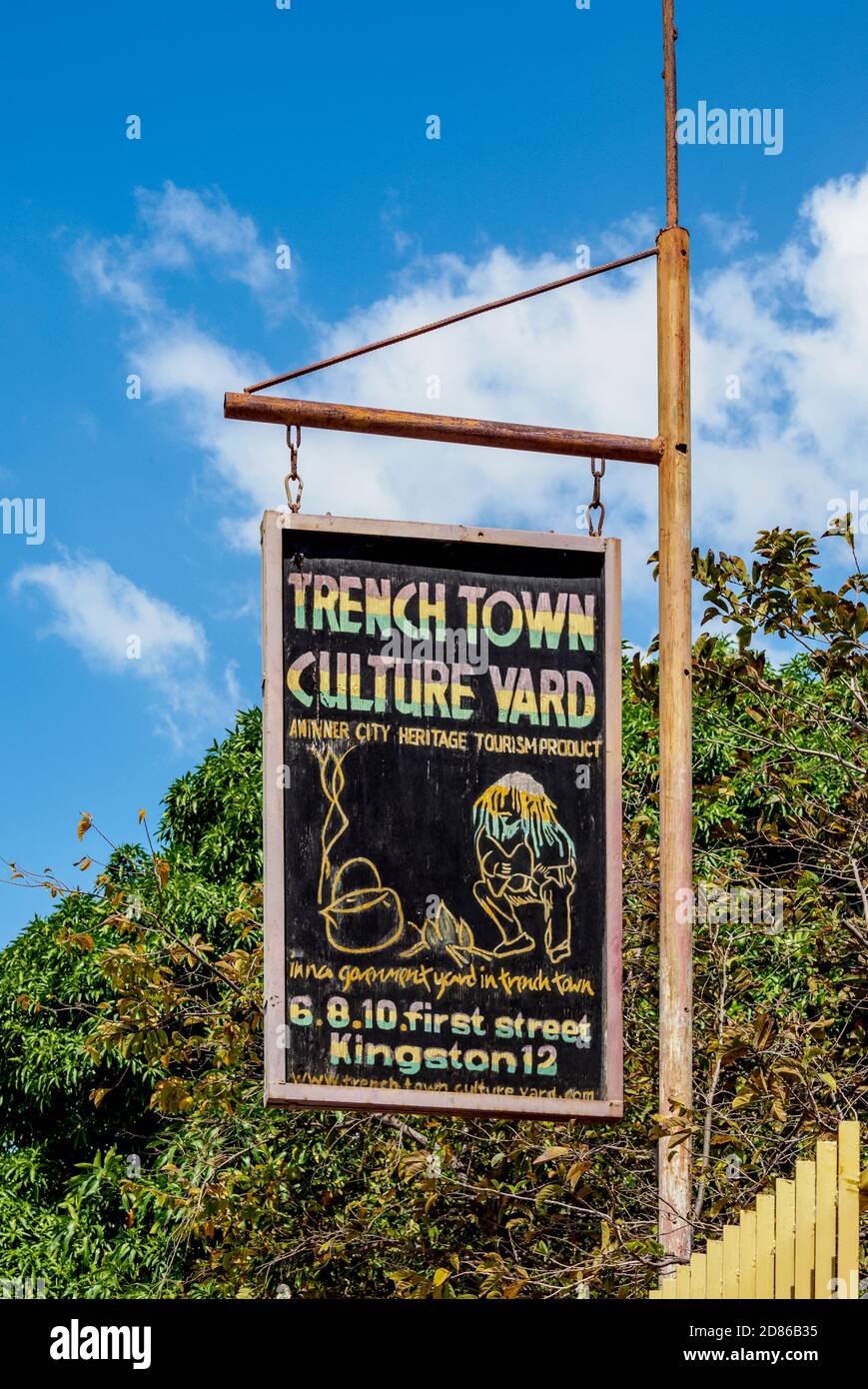 Culture Yard, detailed view, Trench Town, Kingston, Saint Andrew Parish ...