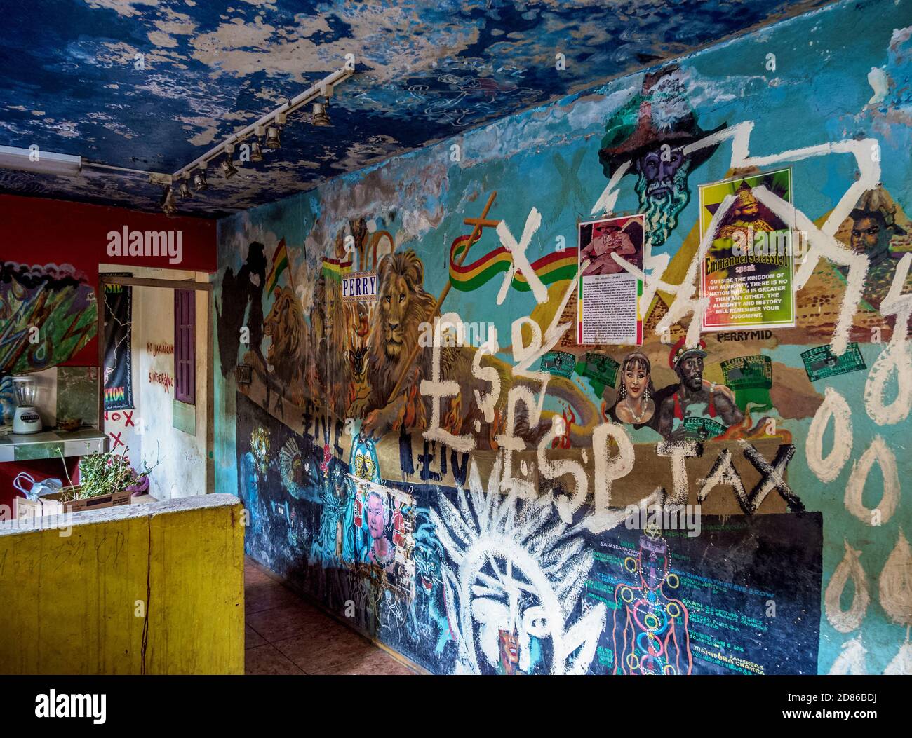 Lee Scratch Perry House, interior, 5 Cardiff Crescent, Washington ...