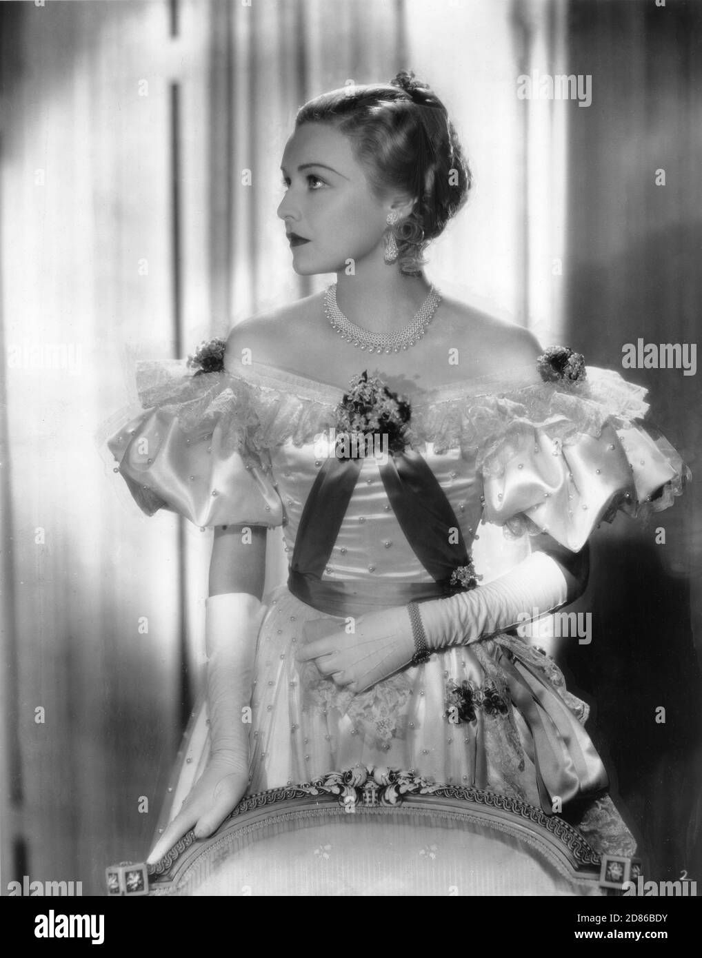 MADELEINE CARROLL Portrait in THE WORLD MOVES ON 1934 director JOHN ...