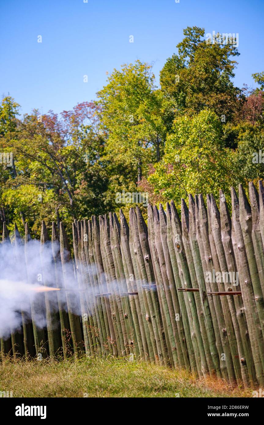 Fort Loudoun State Historic Site Stock Photo - Alamy
