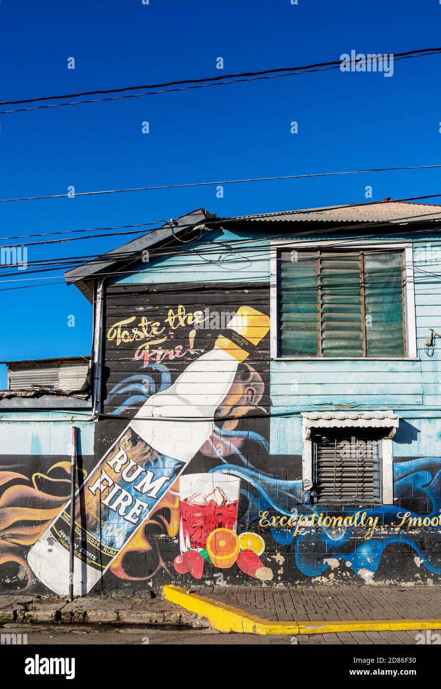 Architecture of Falmouth, Trelawny Parish, Jamaica Stock Photo - Alamy