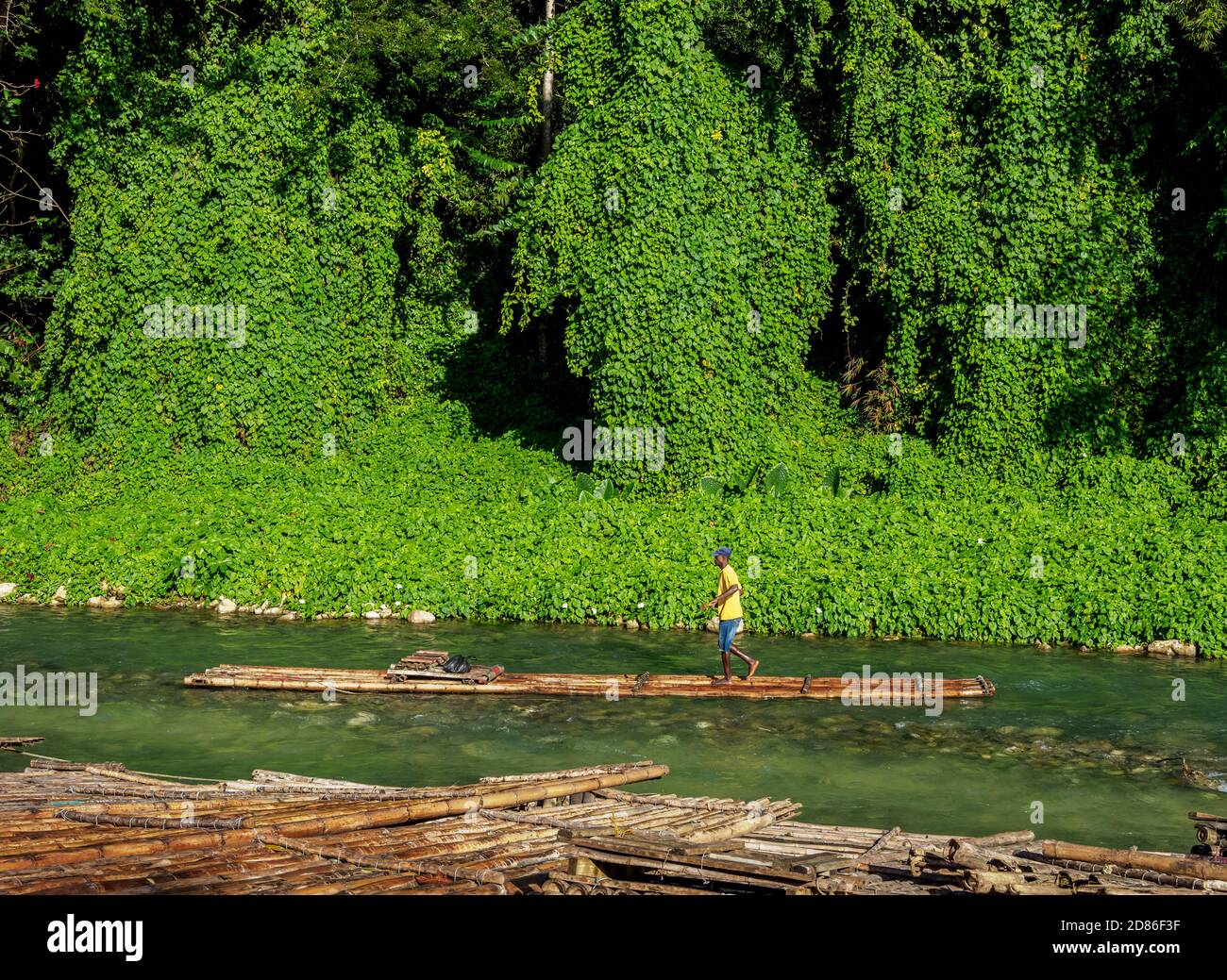 Martha Brae Rafting, Trelawny Parish, Jamaica Stock Photo - Alamy