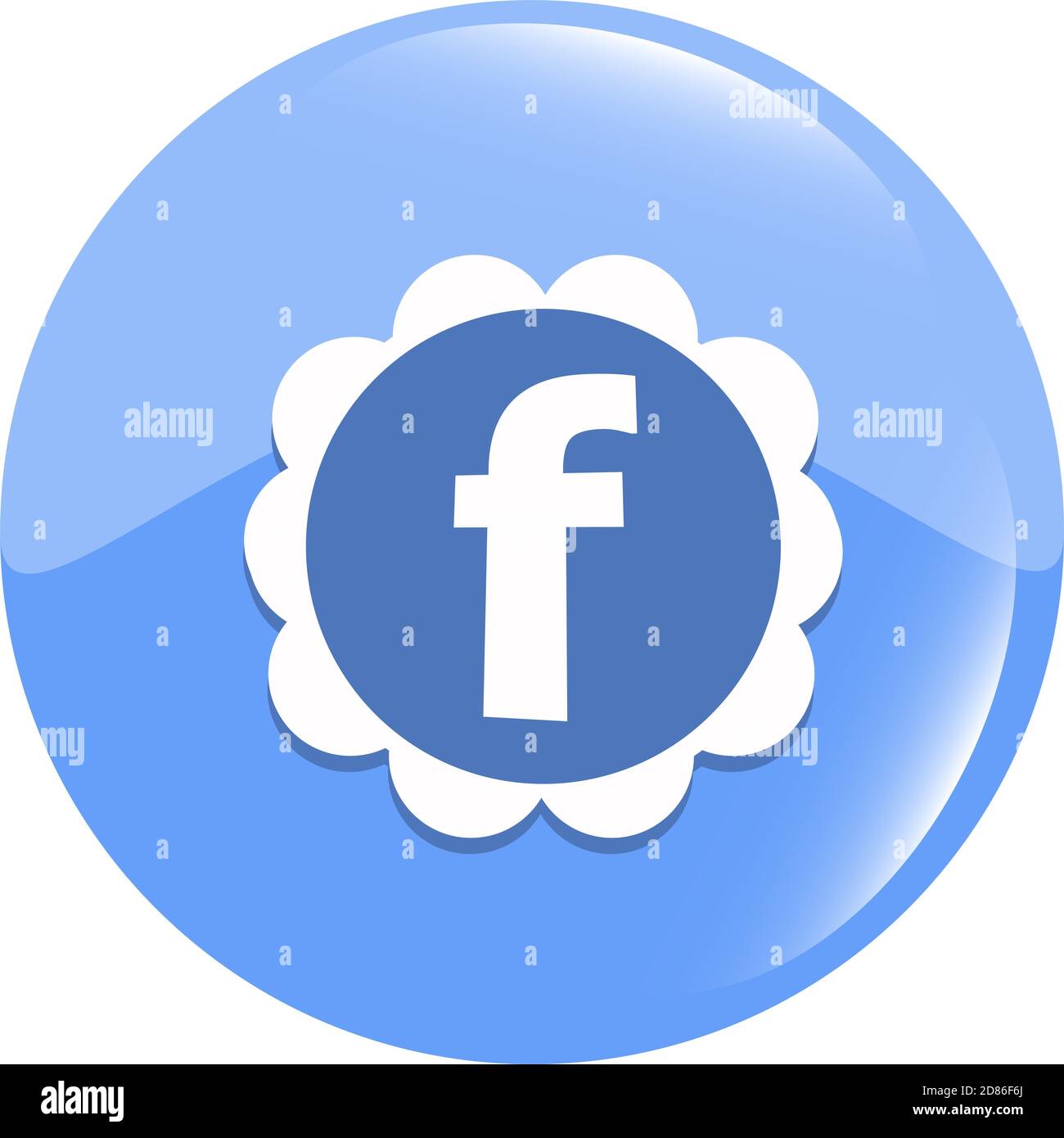 letter F in the web button. Letter F icon symbol design Stock Photo - Alamy