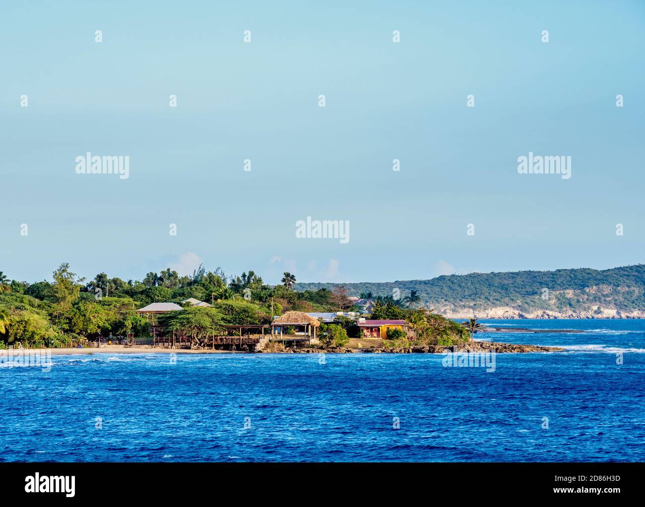 Jack Sprat Beach, Treasure Beach, Saint Elizabeth Parish, Jamaica Stock ...