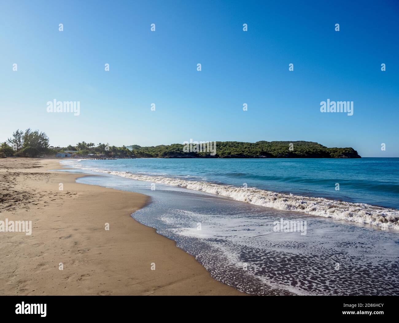 Great Bay Beach, Treasure Beach, Saint Elizabeth Parish, Jamaica Stock ...