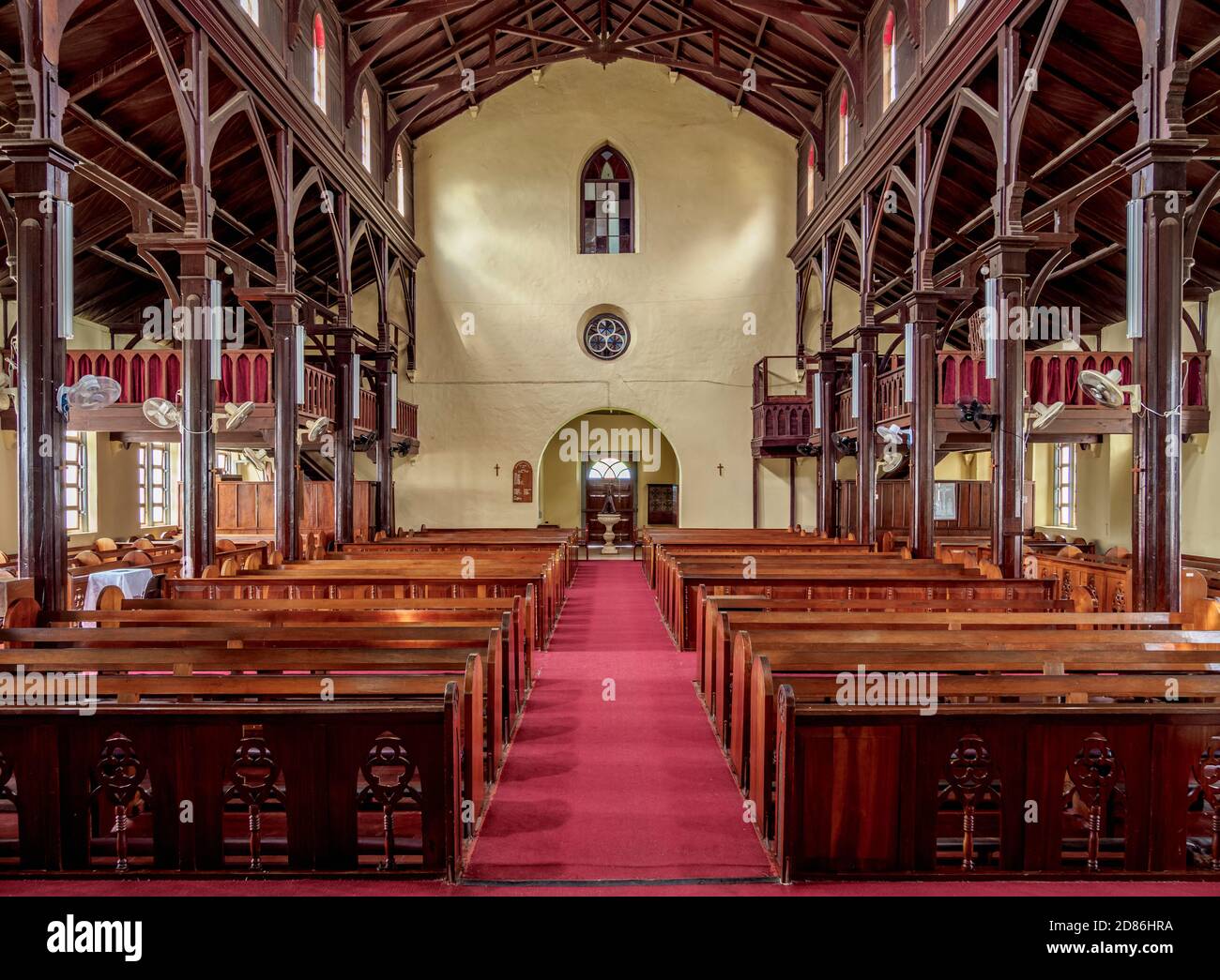 Mandeville Parish Church, interior, Mandeville, Manchester Parish ...