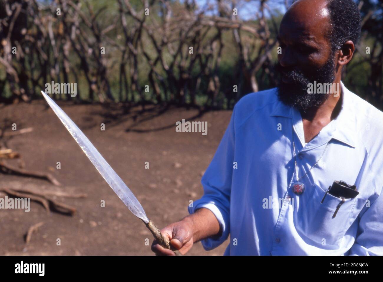 Zulu spear hi-res stock photography and images - Alamy
