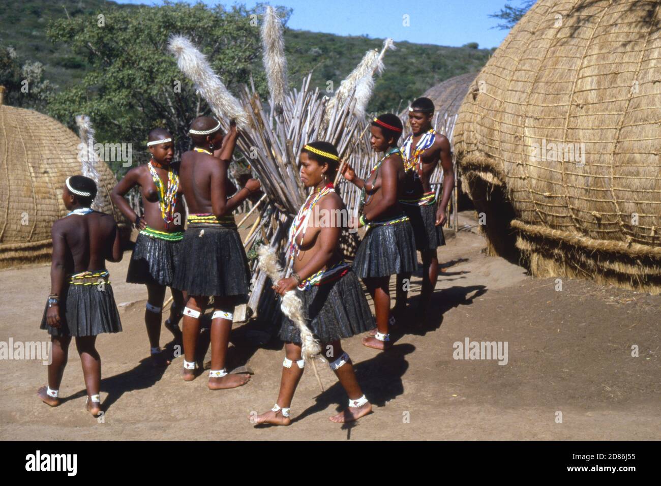 Zulu maidens hi-res stock photography and images - Alamy