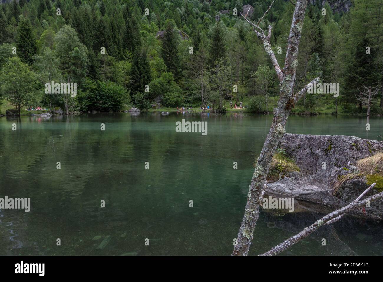 Hiking in Val di Mello, Valtellina, Italy Stock Photo - Alamy