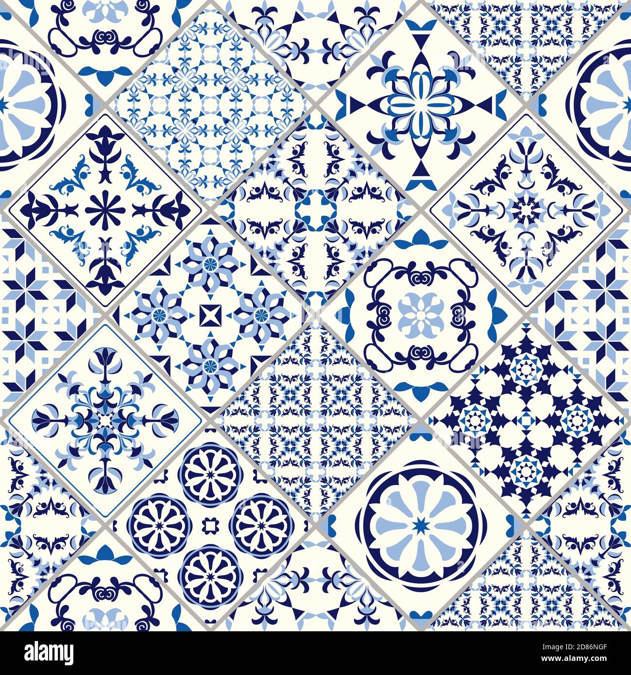 Spain ceramic tile facade Stock Vector Images - Alamy