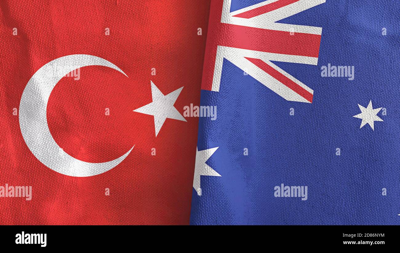 Australia turkey flag hi-res stock photography and images - Alamy