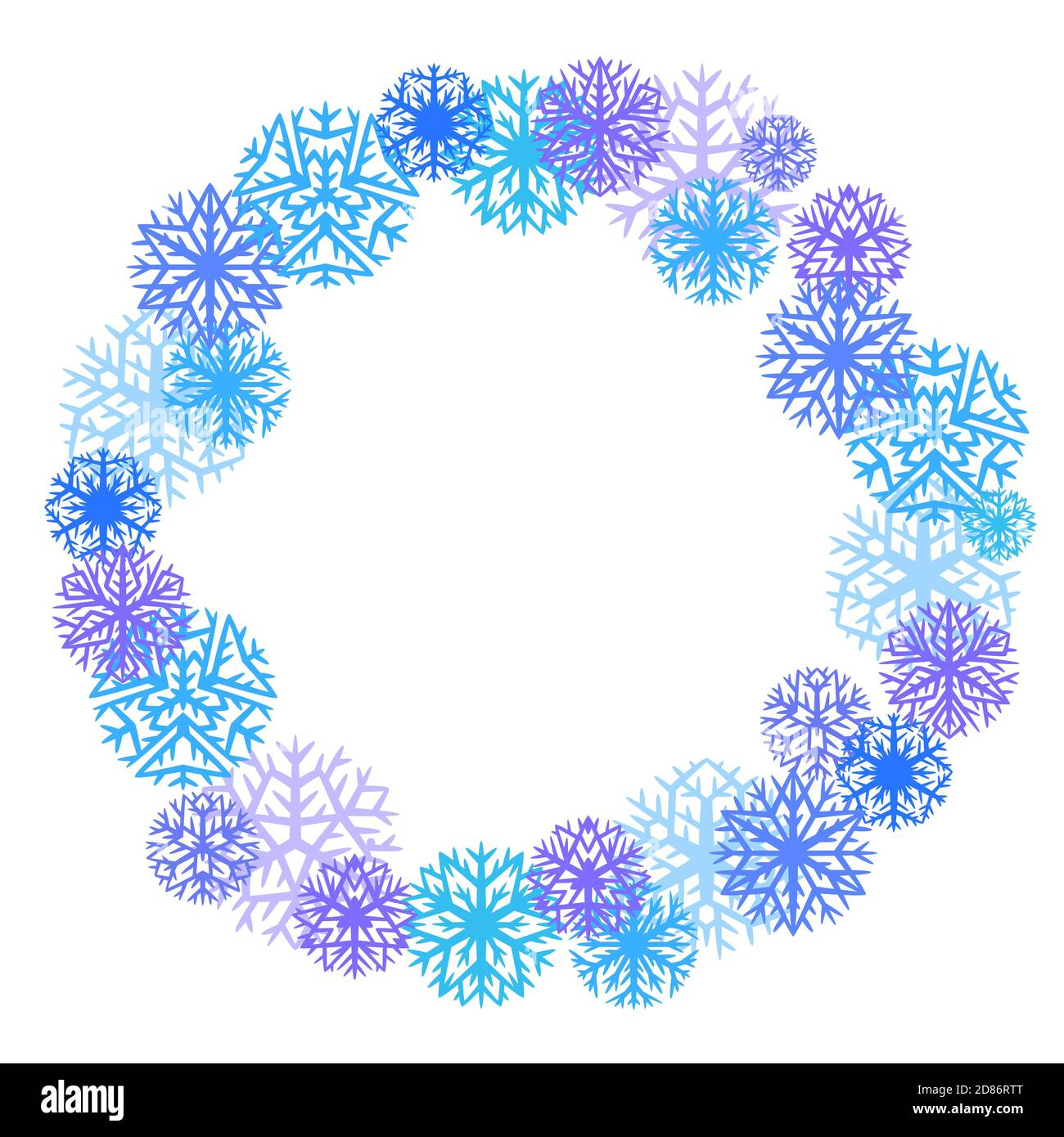 Winter frame Cut Out Stock Images & Pictures - Alamy
