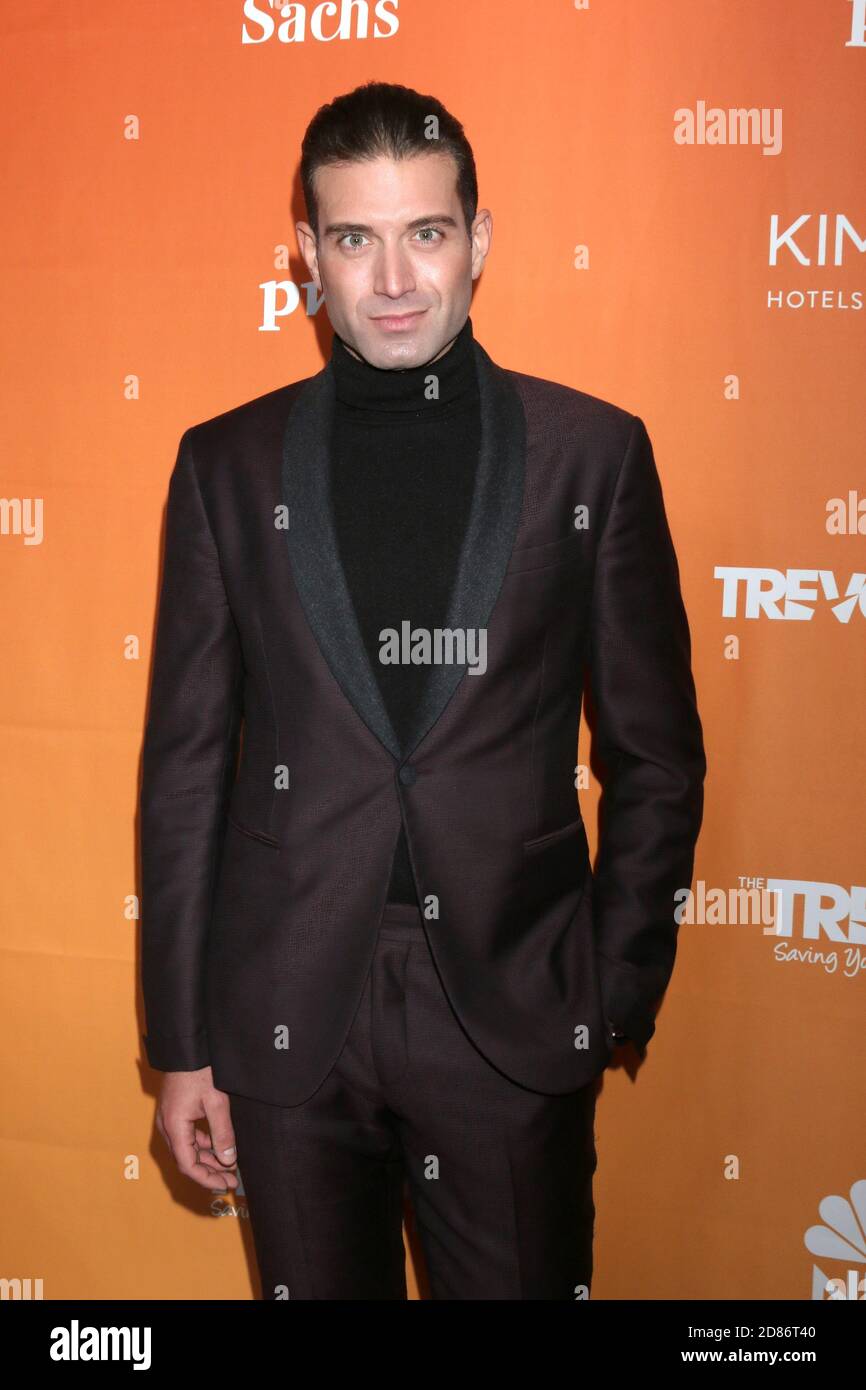 LOS ANGELES - DEC 3: Omar Sharif Jr at the 2017 TrevorLIVE Los Angeles ...