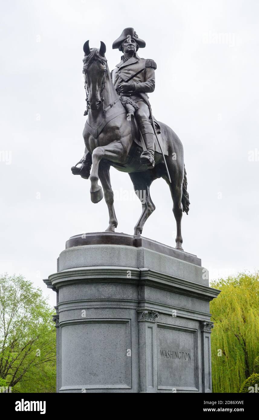 Boston common public gardens hi-res stock photography and images - Alamy