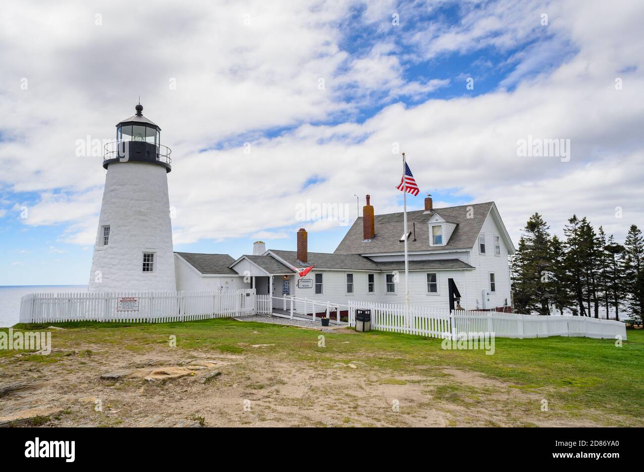 Pemaquid Point Lighthouse Stock Photo - Alamy