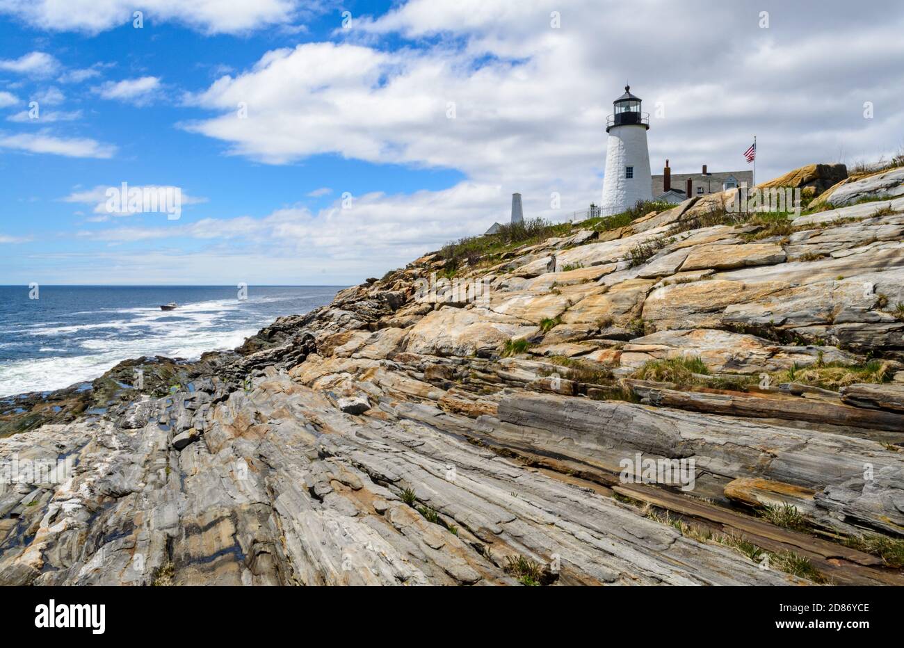 Pemaquid Point Lighthouse Stock Photo - Alamy