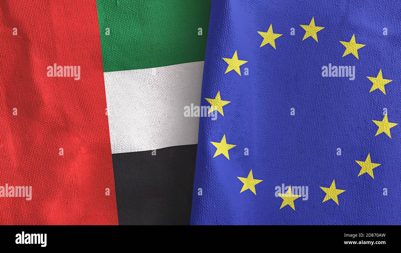 Emirates european union flag hi-res stock photography and images - Alamy