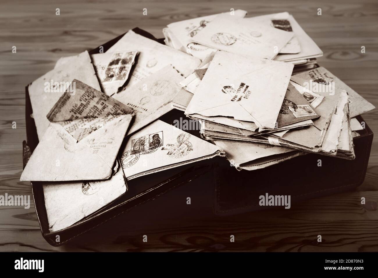 Paper mails in time of Two World War Stock Photo - Alamy