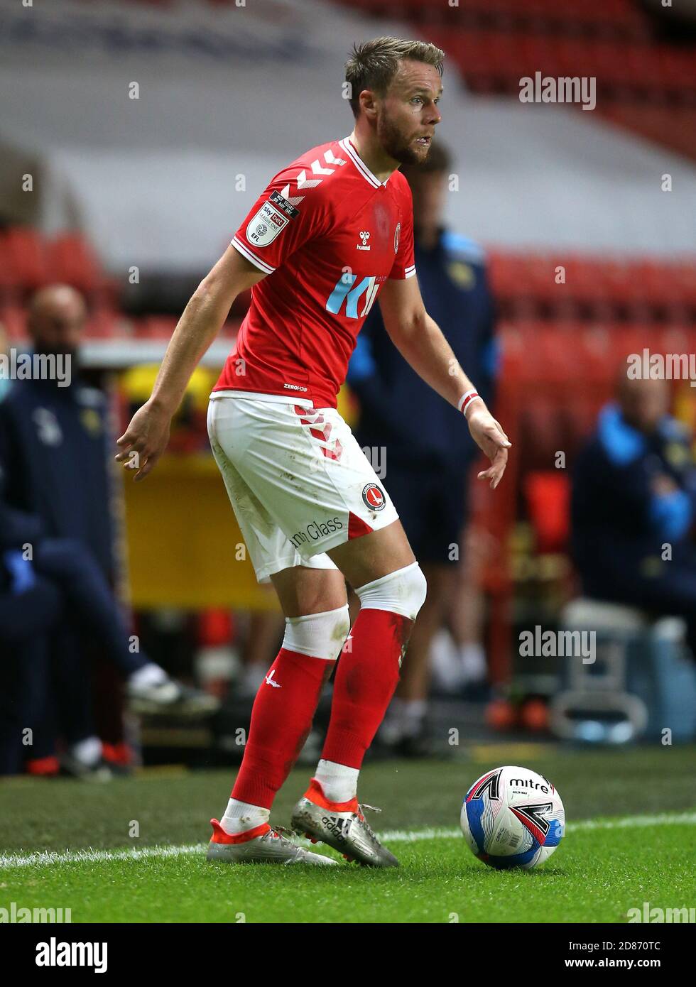 Charlton Athletic's Chris Gunter in action during the Sky Bet League ...